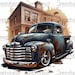 Rustic Chevy 3100 Lowrider Png Clipart, Lowrider Clipart Design, Chevy ...