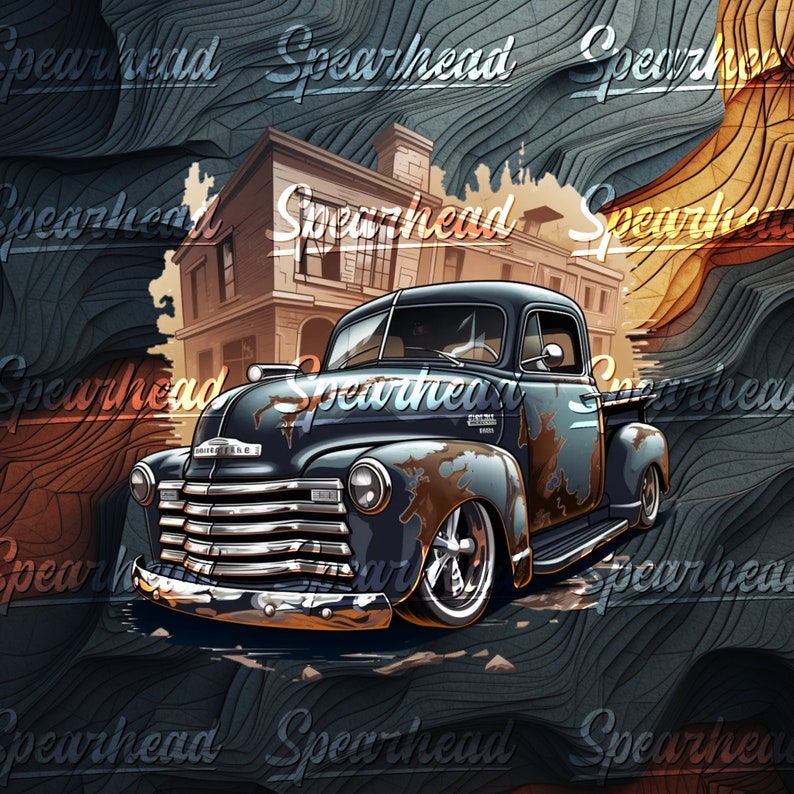 Rustic Chevy 3100 Lowrider Png Clipart, Lowrider Clipart Design, Chevy ...