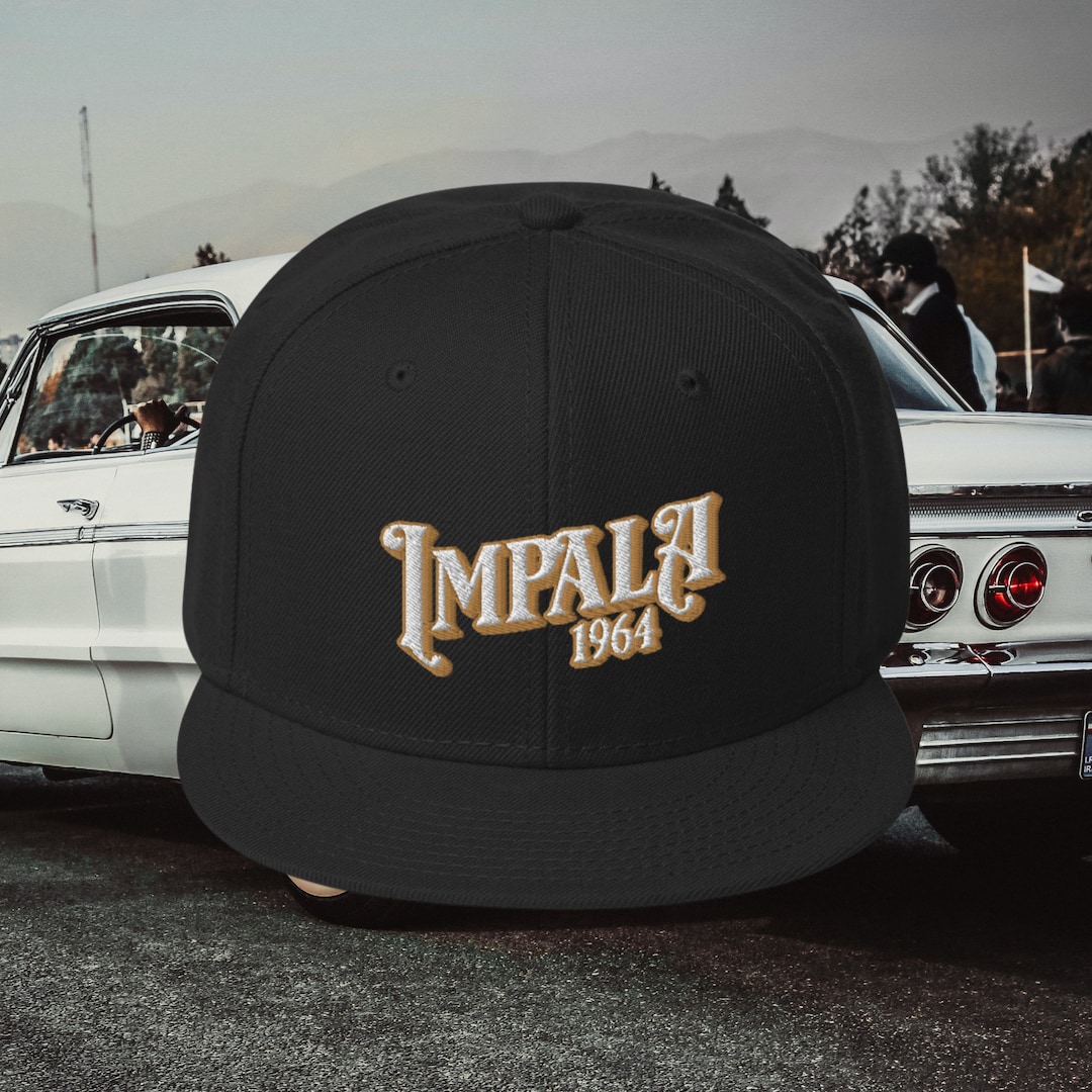 1964 Impala Lowrider Embroidered Ball Cap - Vintage Auto Baseball Hat ...