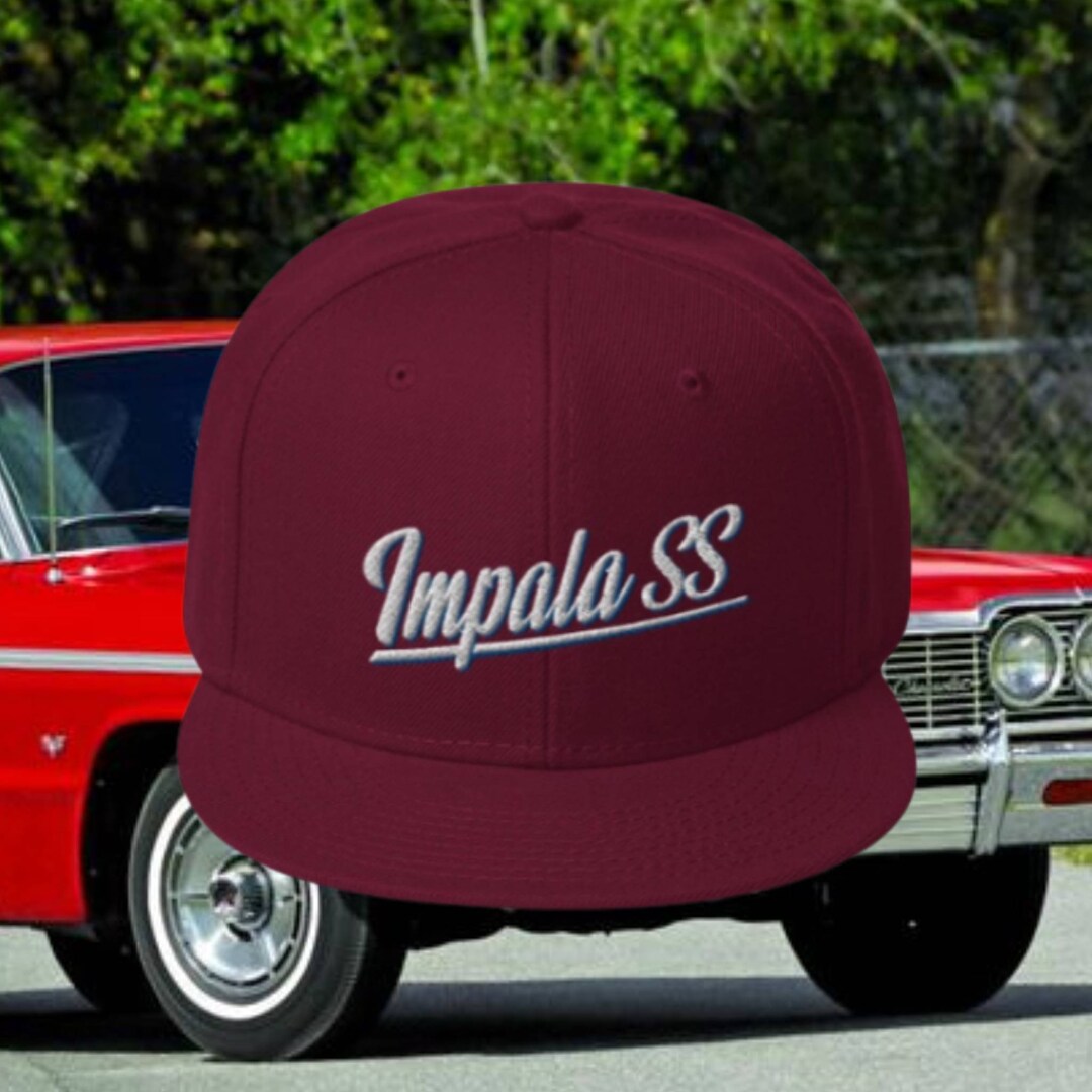Impala SS Snapback Hat, Chevy Impala Hat, Impala Ball Cap, Chevy Hat ...