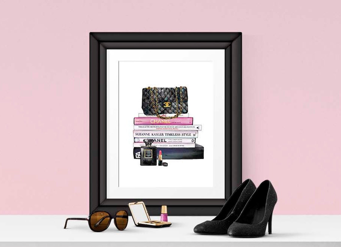 Coco Chanel Wall Art Digital Print Chanel Gift Home Decor | Etsy