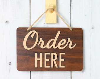 Order Here Sign - Etsy