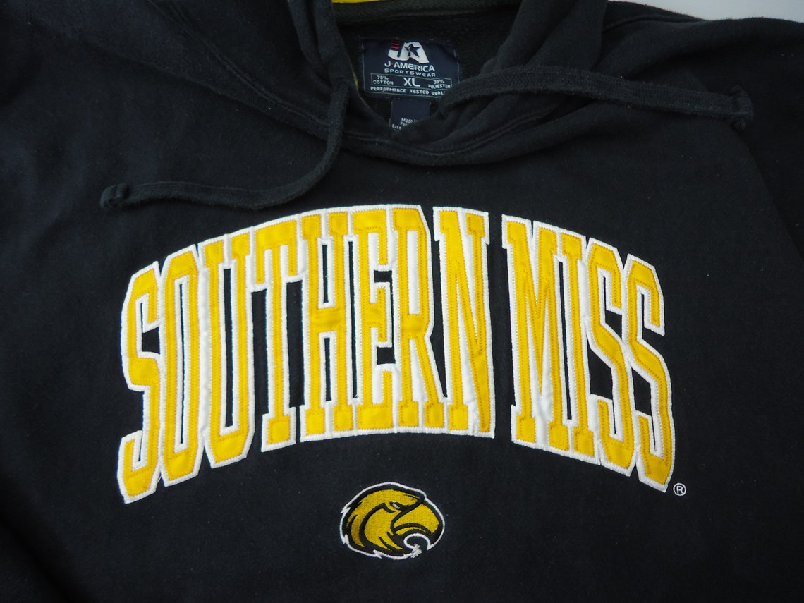 Southern Miss University Hoodie Vintage - Etsy