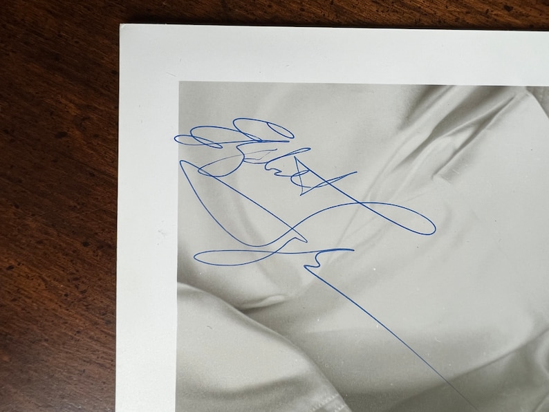 Signed Elizabeth Taylor Photo Mint Condition - Etsy