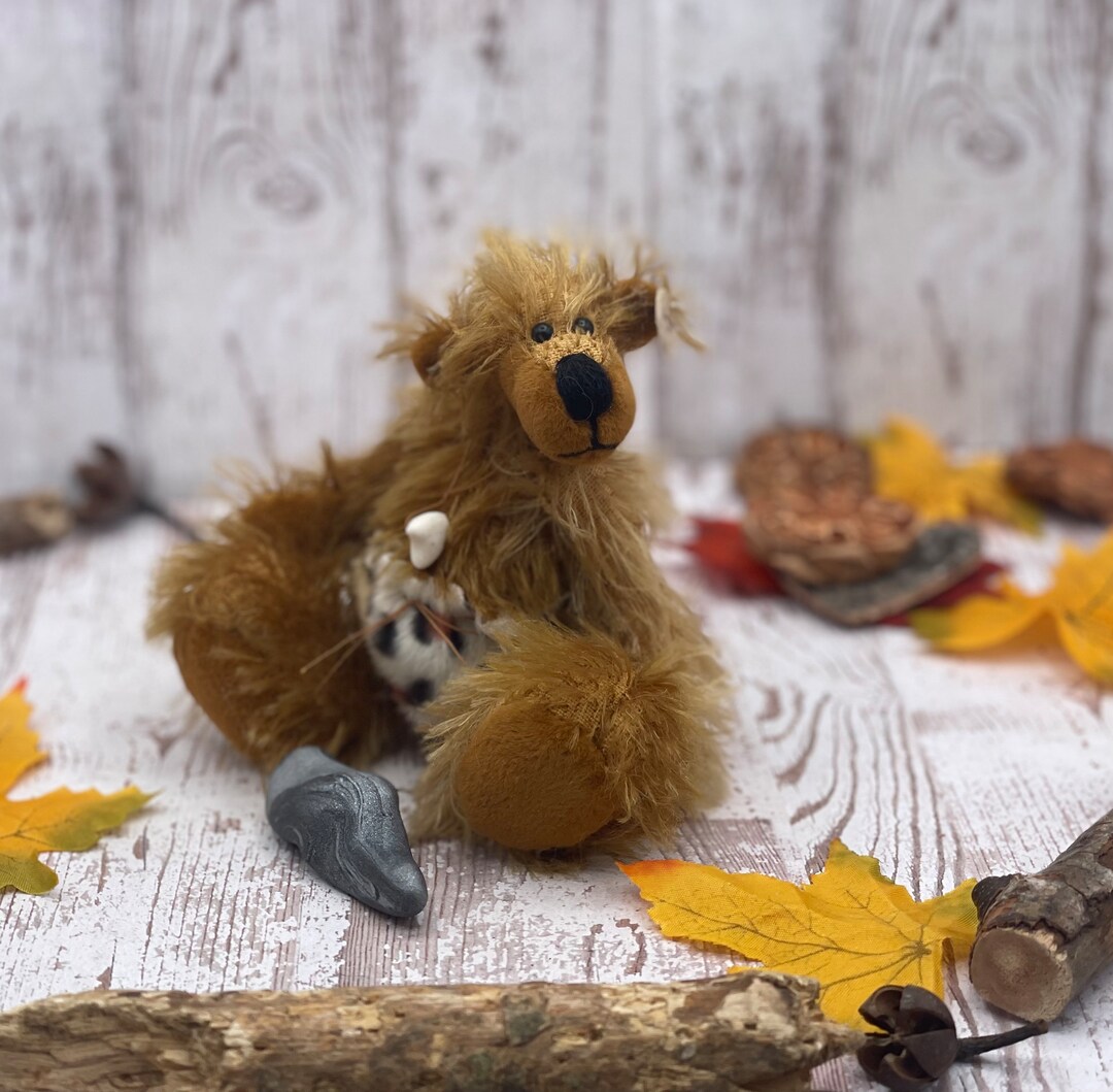 Bärino Bear Neanderthal Hubert 14 Cm Artist Bear - Etsy