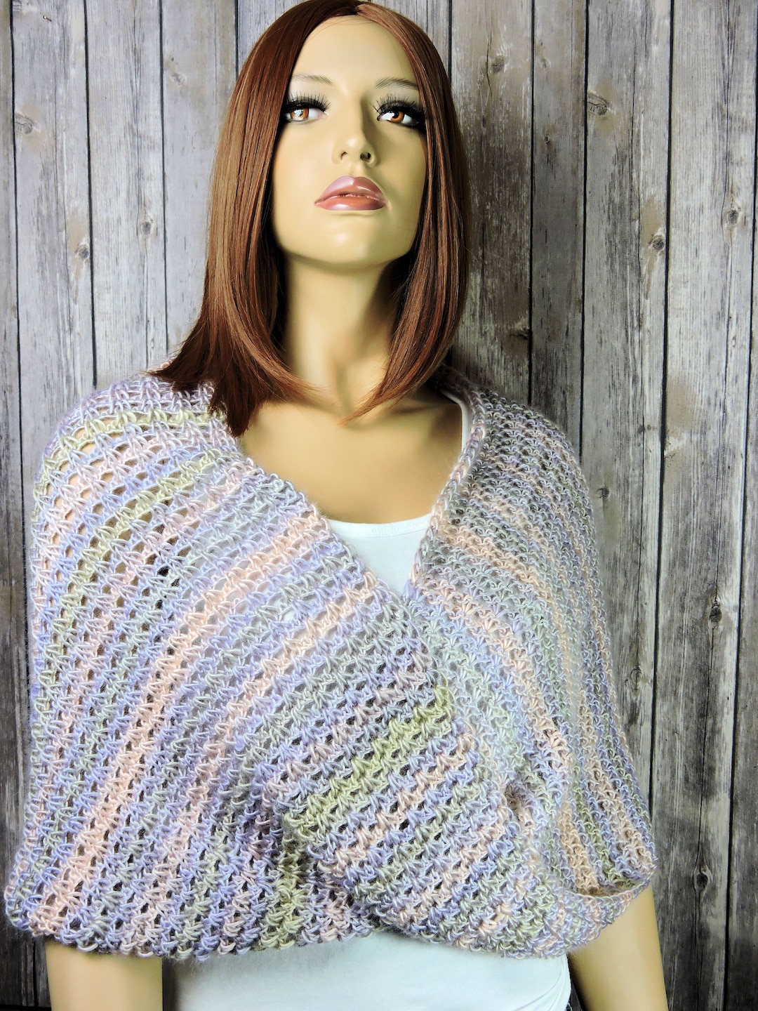 Crochet Infinity Scarf Pattern PDF, Easy Tunisian Crochet Pattern ...