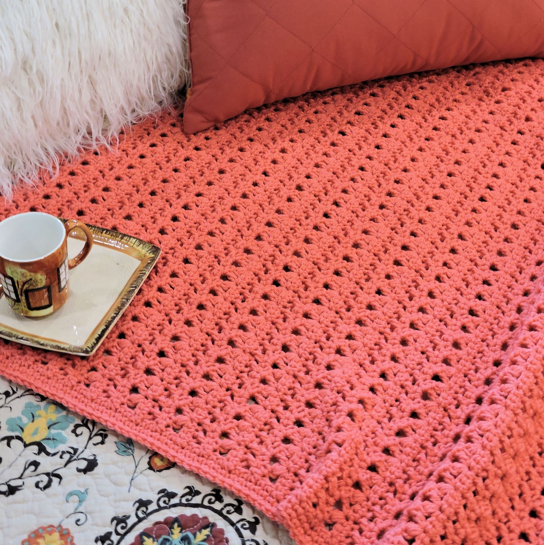 Easy Crochet Pattern - Camelot Crossings Throw, Crochet Blanket Pattern ...