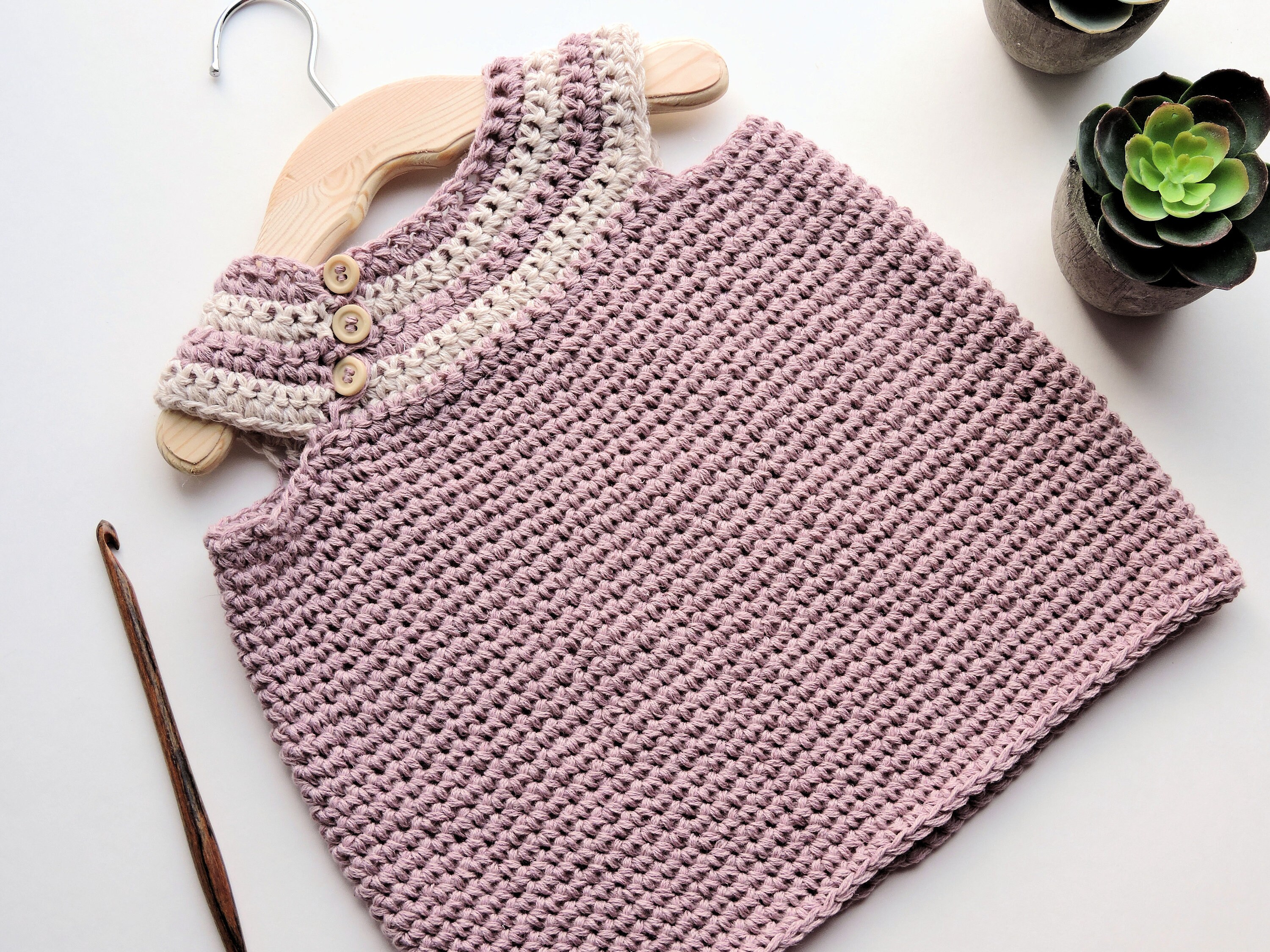 Desert Willow Baby Dress Crochet Pattern PDF Download | Etsy