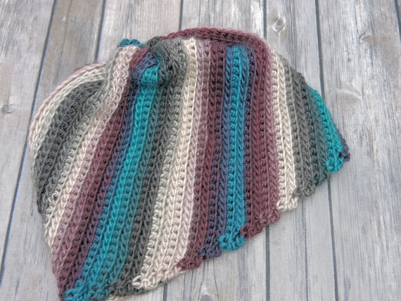 Spiral Beanie Crochet Pattern Winter Hat Crochet Pattern | Etsy