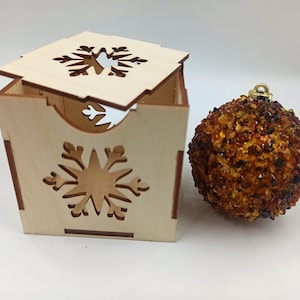 Natural Amber Christmas Tree Toy Christmas Decorations Xmastree Xmas ...