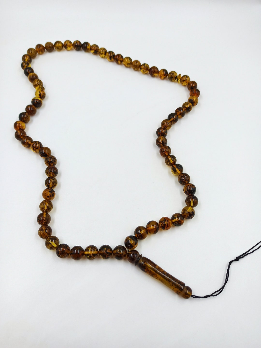Islamic Muslim Prayer Amber 66 Beads 40.3 | G Natural Baltic Amber ...