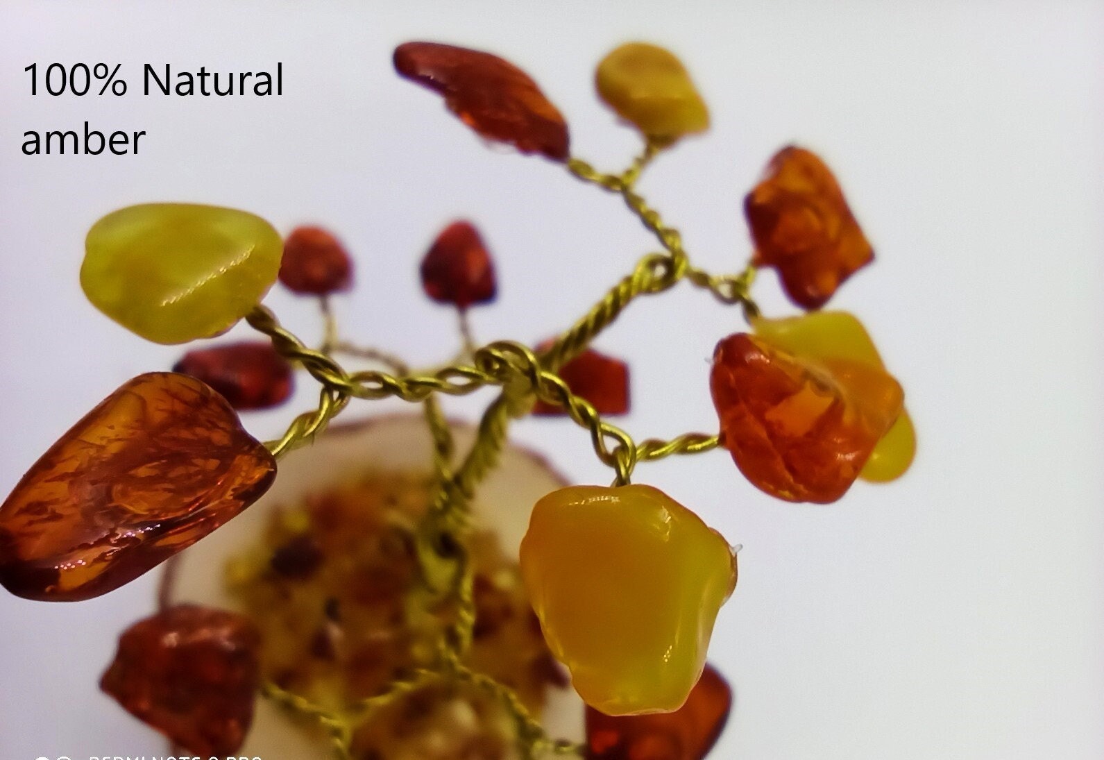Amber Tree of Happiness 7cm 16 Baltic Amber Stones - Etsy