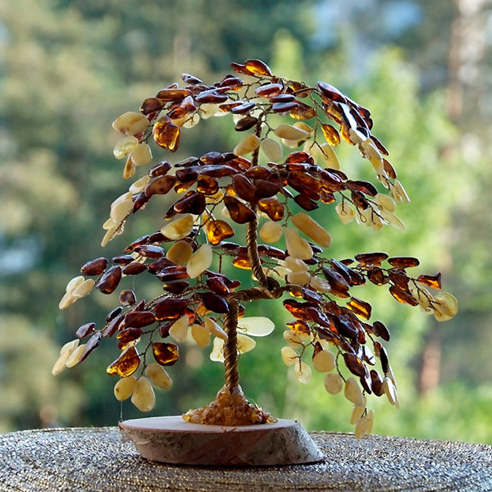 Amber Tree of Happiness Maple Tree 18cm 244 Baltic Amber - Etsy