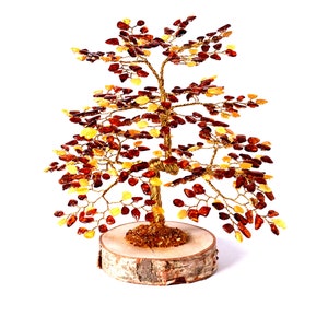 Amber Tree of Happiness Oak 7.1 18 Cm 420 Baltic Amber Stones - Etsy