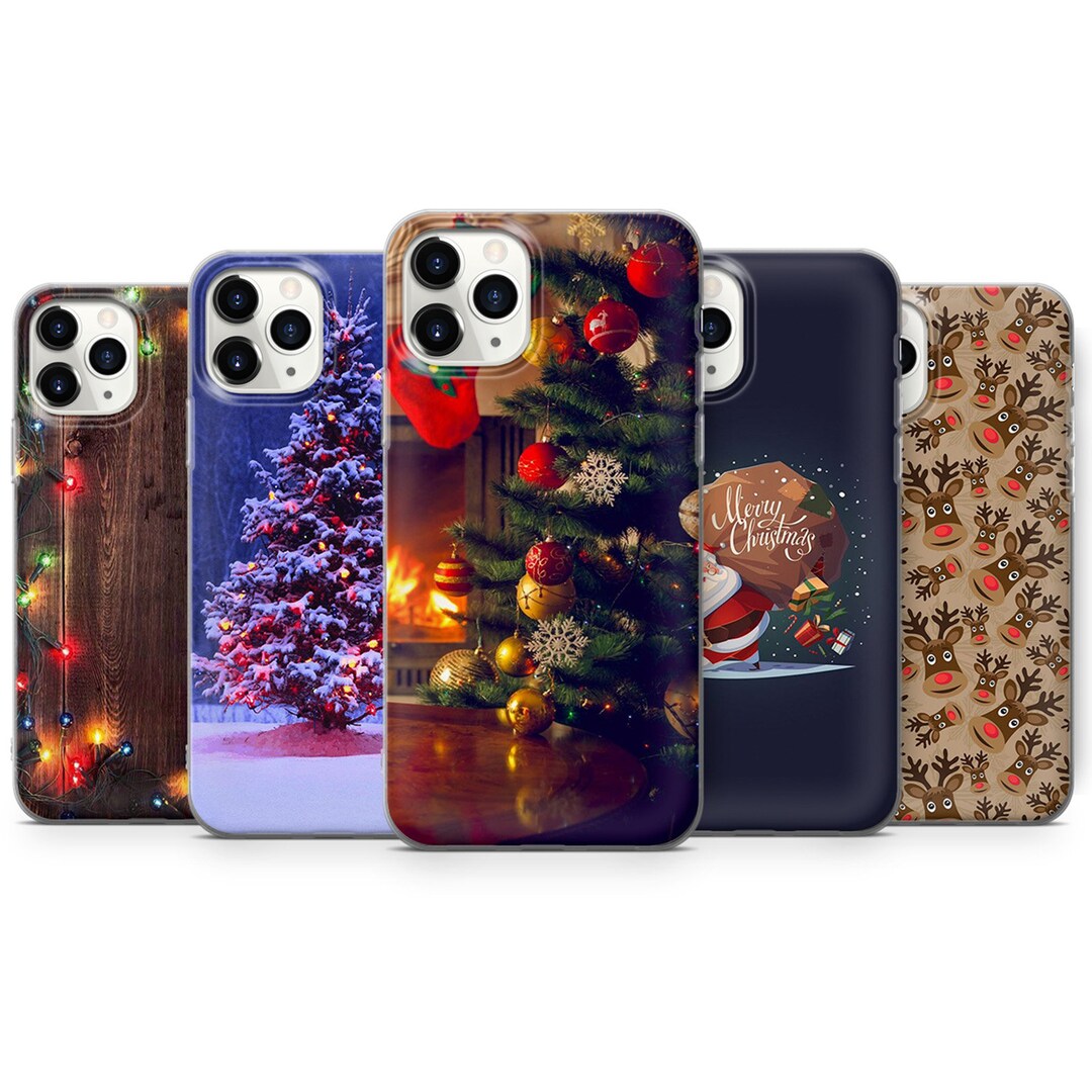 Christmas Theme Phone Case, Xmas iPhone Cover for iPhone 14 Pro, 13, 12 ...