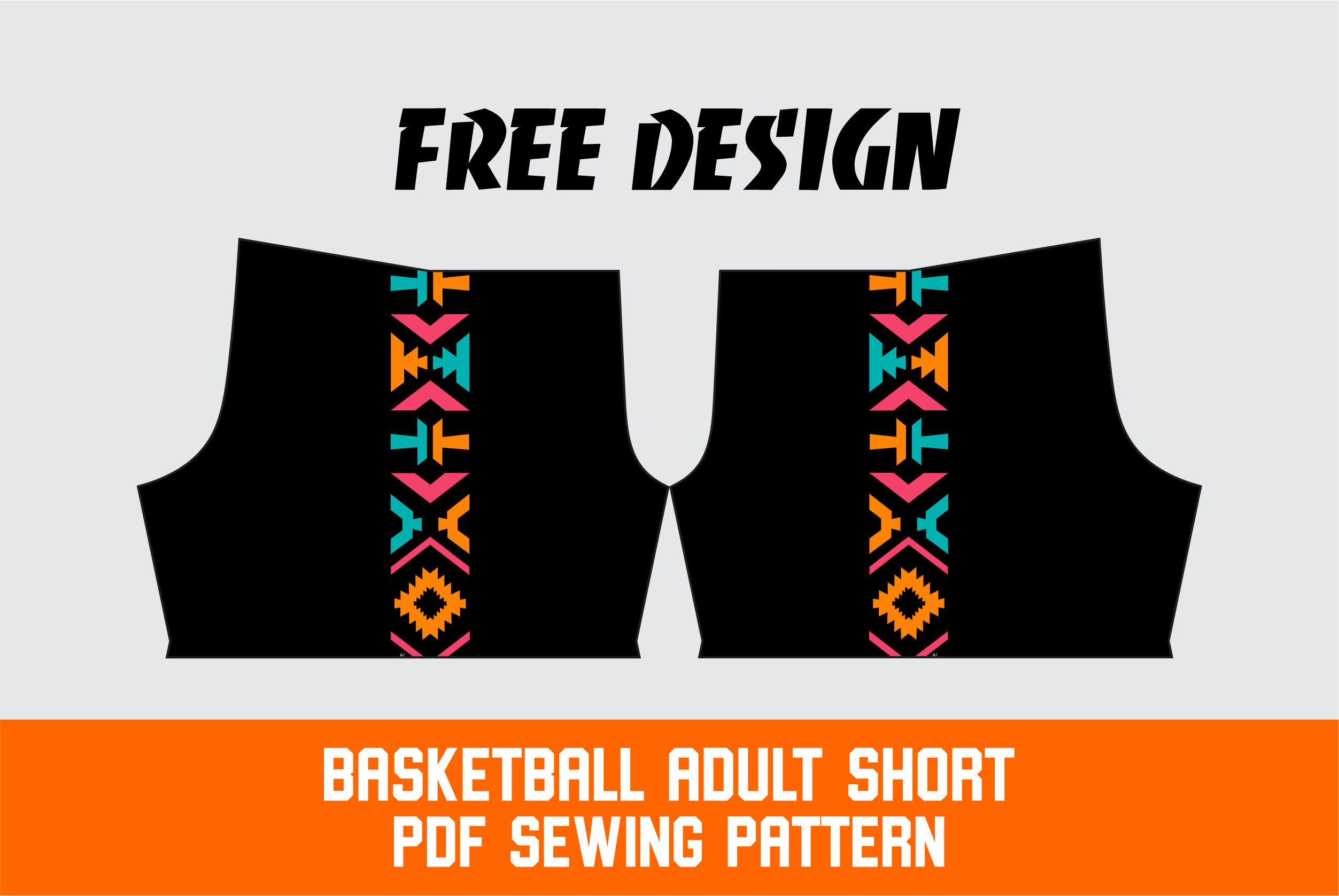 Basketball Shorts Sewing Pattern PDF | Adult Sizes XS-4XL | Digital ...