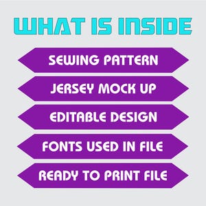 Softball Jersey Mockup With Sewing Pattern | Editable Sublimation ...