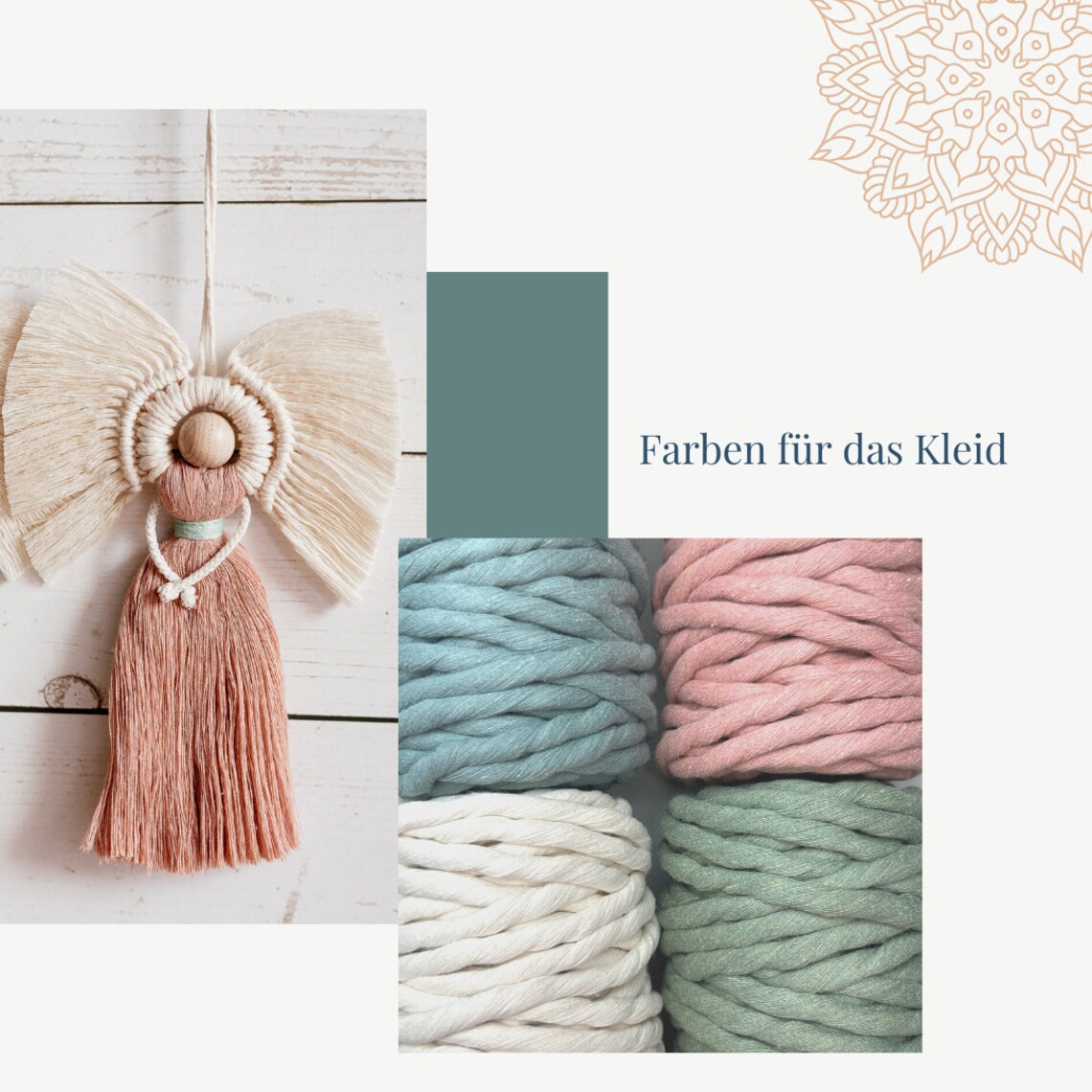 Makramee Engel DIY Set aus "Merry Makramee" 2er Set - Etsy.de