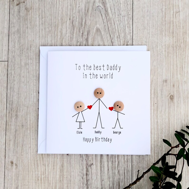 Daddy Birthday Card Best Daddy in the World Daddy Card - Etsy