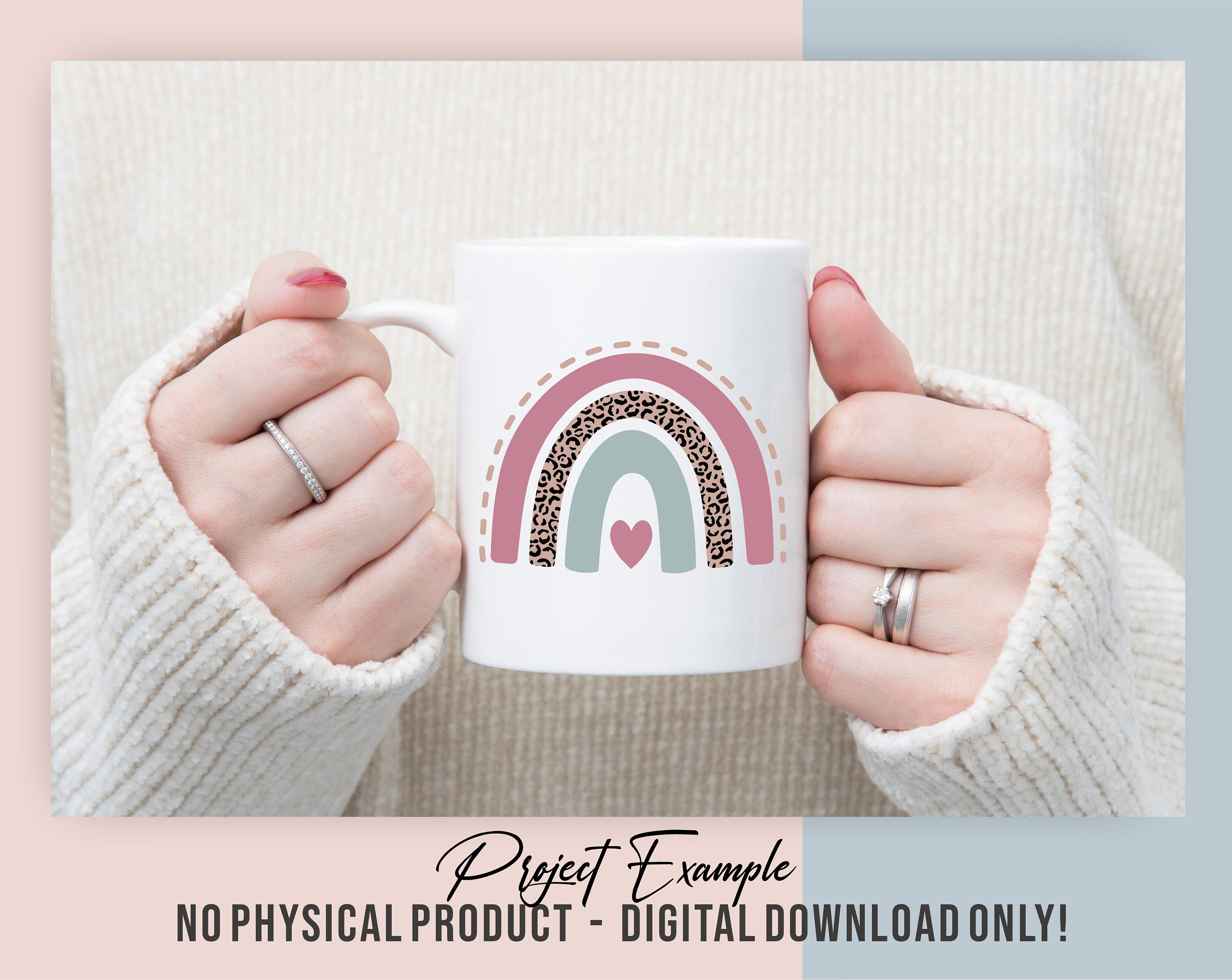 Boho Leopard Rainbow Svg Rainbow Svg Leopard Print Svg - Etsy