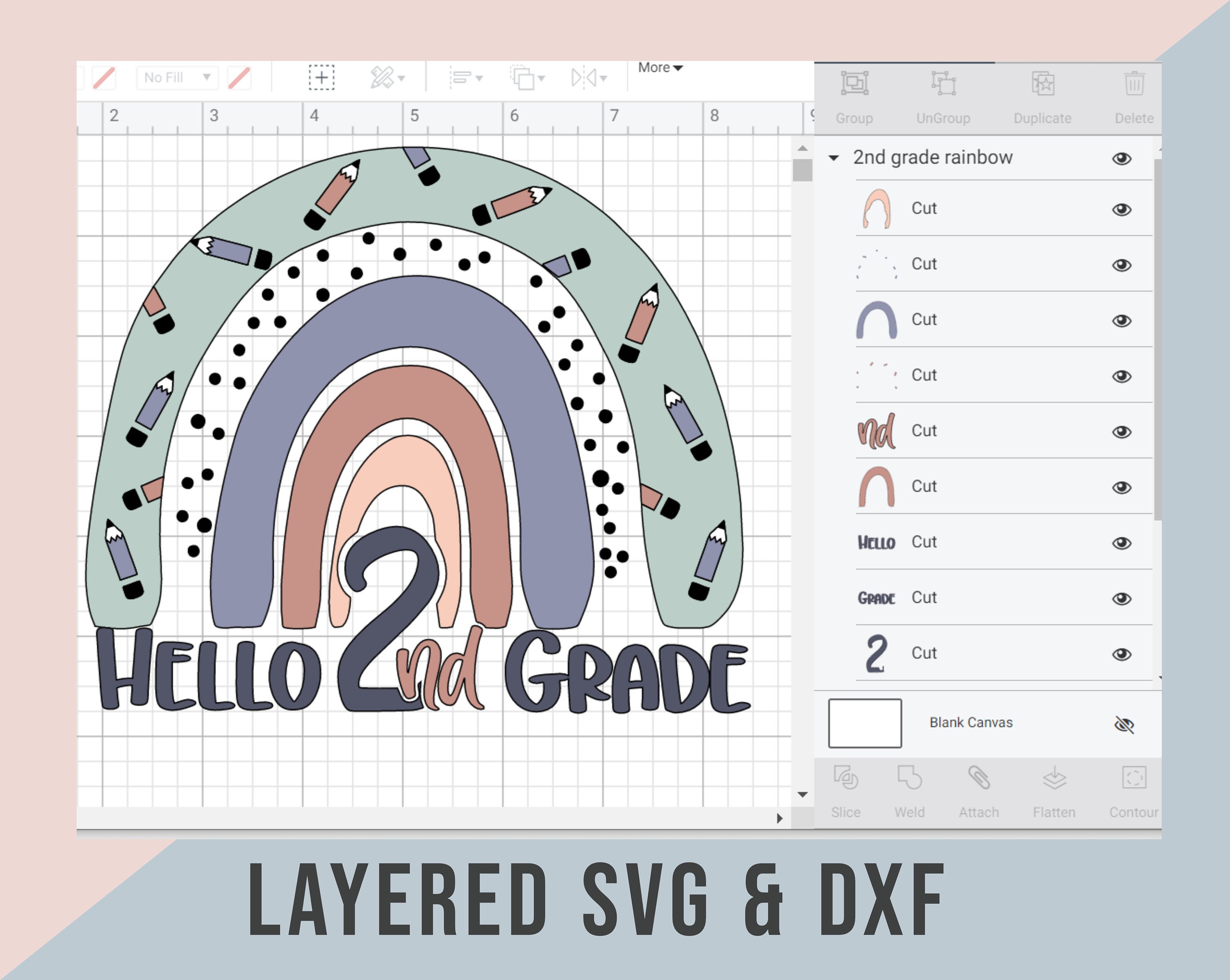 Hello Second Grade Svg First Day of School Svg Second Grade - Etsy