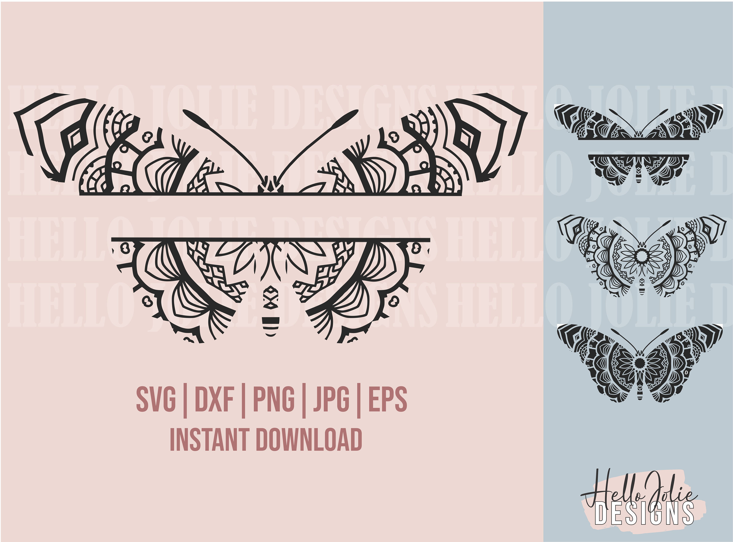 Butterfly Name SVG Bundle, Butterfly Clip Art, Butterfly SVG Cricut ...