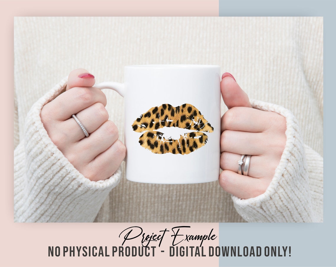 Leopard Lips PNG Bundle Lips Sublimation Png Cheetah Print - Etsy