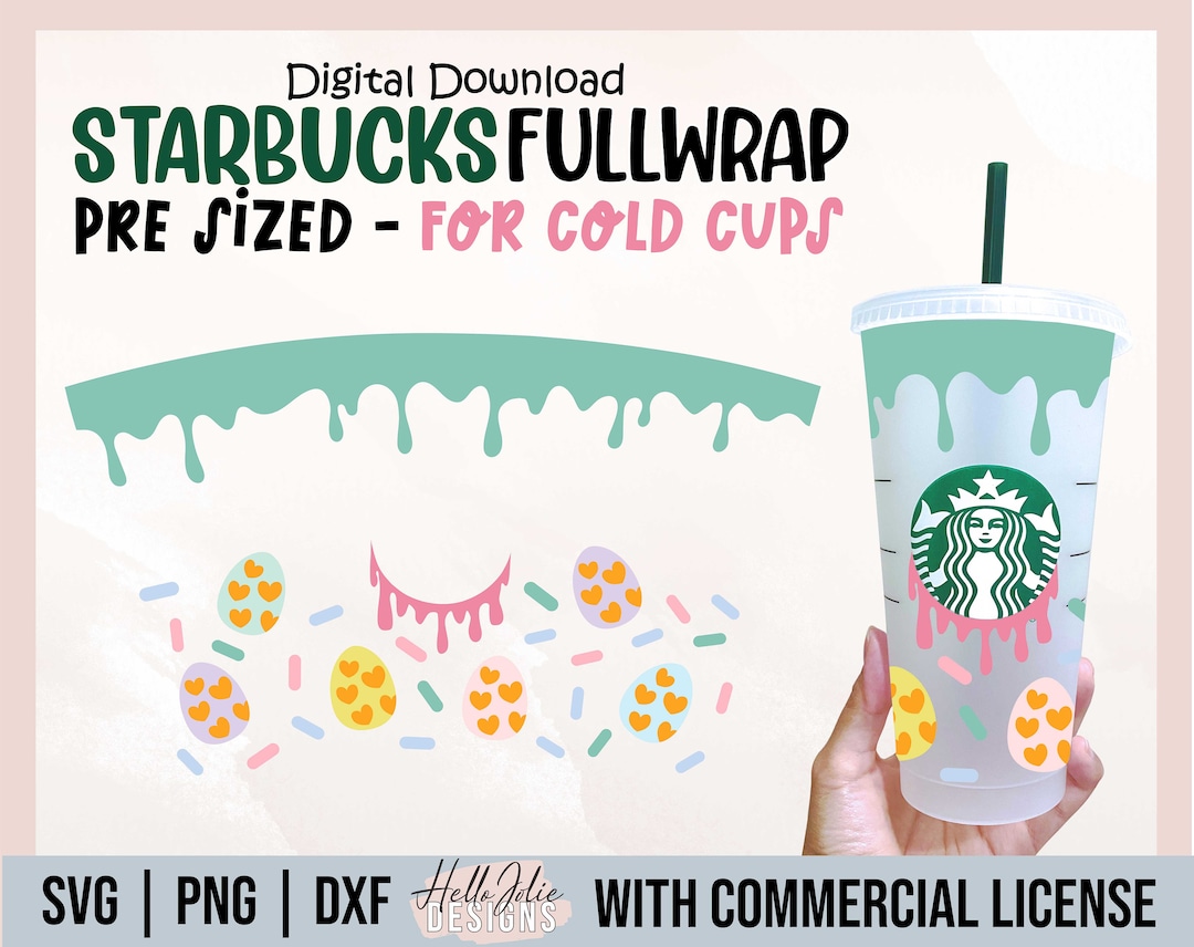 Full Wrap Easter Cold Cup Svg, Easter Egg Cold Cup SVG, Candy Full Wrap ...