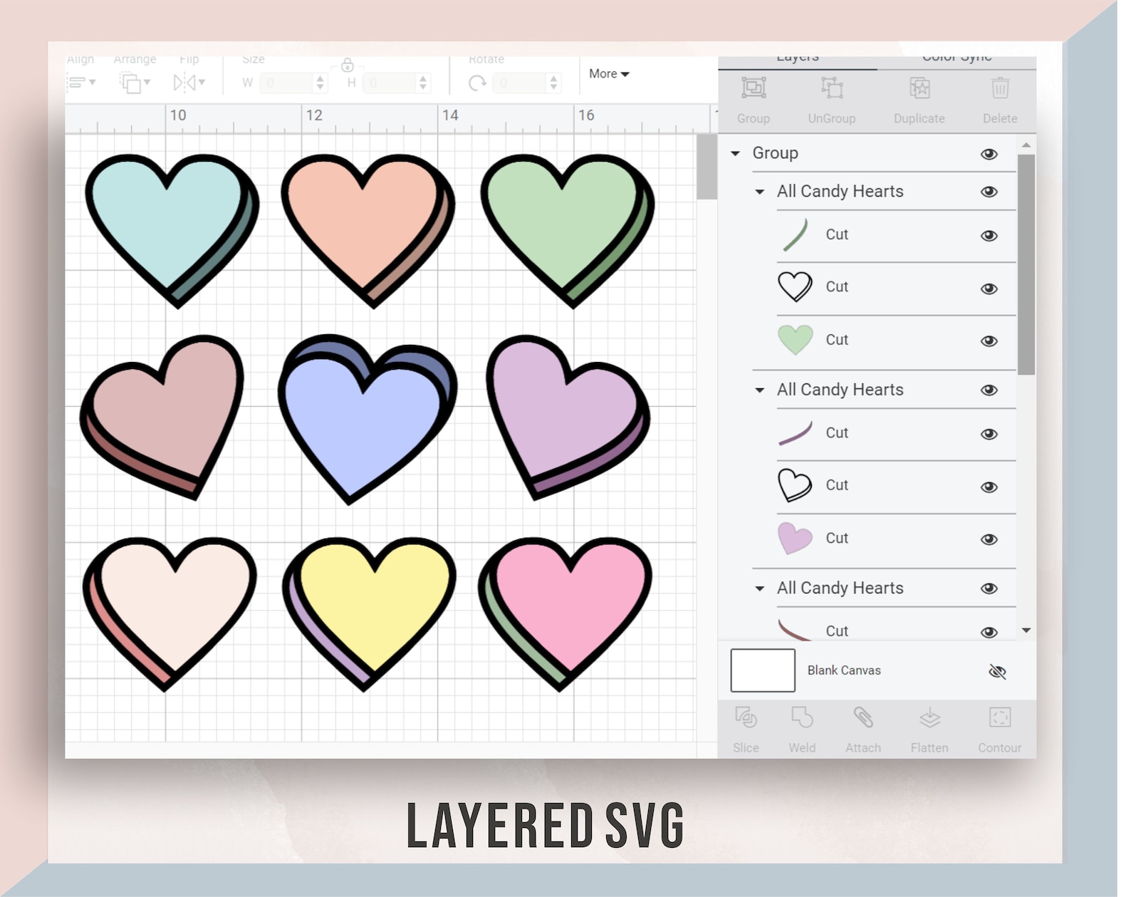 Conversation Hearts Svg Candy Heart Svg Bundle Valentines | Etsy