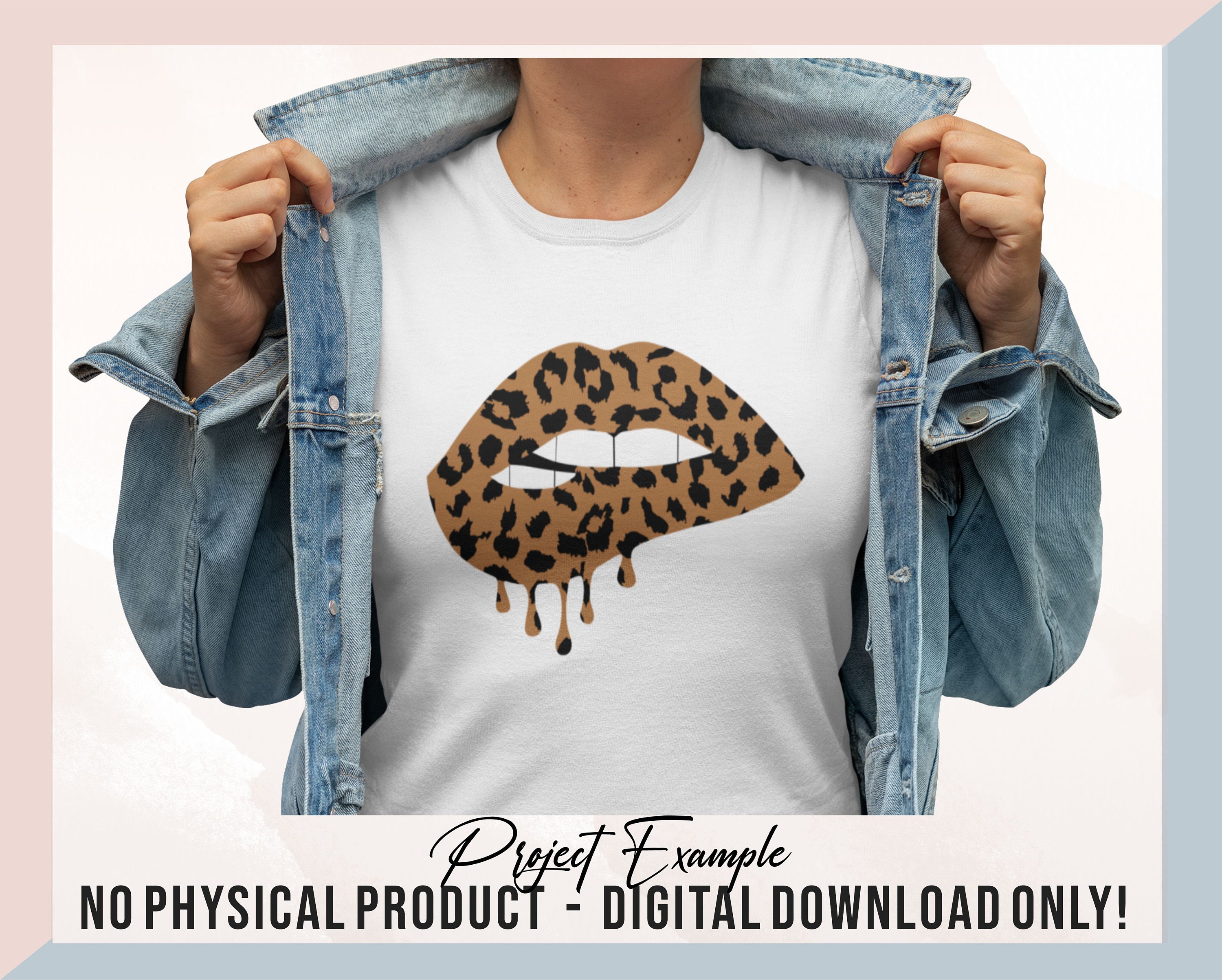 Leopard Lips Svg, Cheetah Print Svg, Dripping Lips Svg, Drip Lip Svg ...