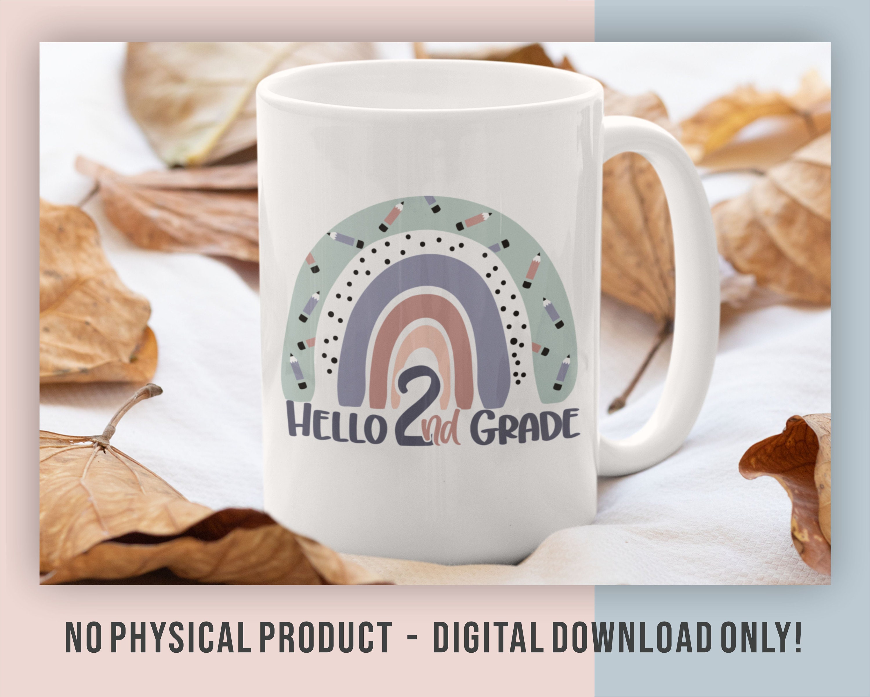 Hello Second Grade Svg First Day of School Svg Second Grade - Etsy