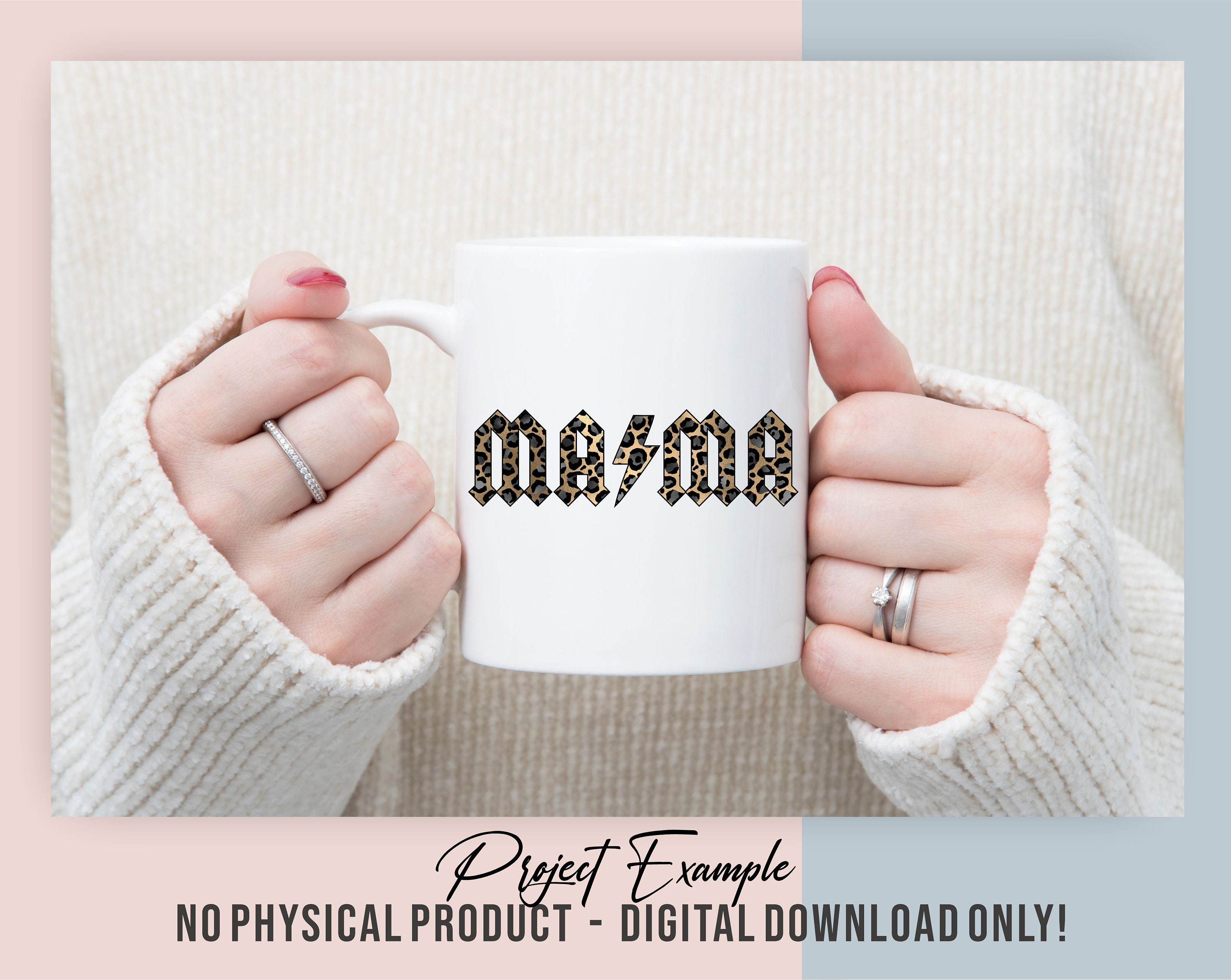 Rock Mama Mini Sublimation Design Mama and Mini Png Blessed | Etsy