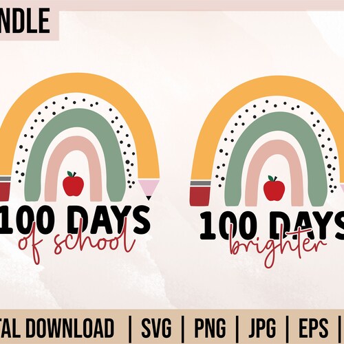 100 Days Of School Teacher 100th Day Of School Svg 100 Days Etsy