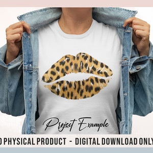 Leopard Lips PNG Bundle, Lips Sublimation Png, Cheetah Print Png, Lips ...