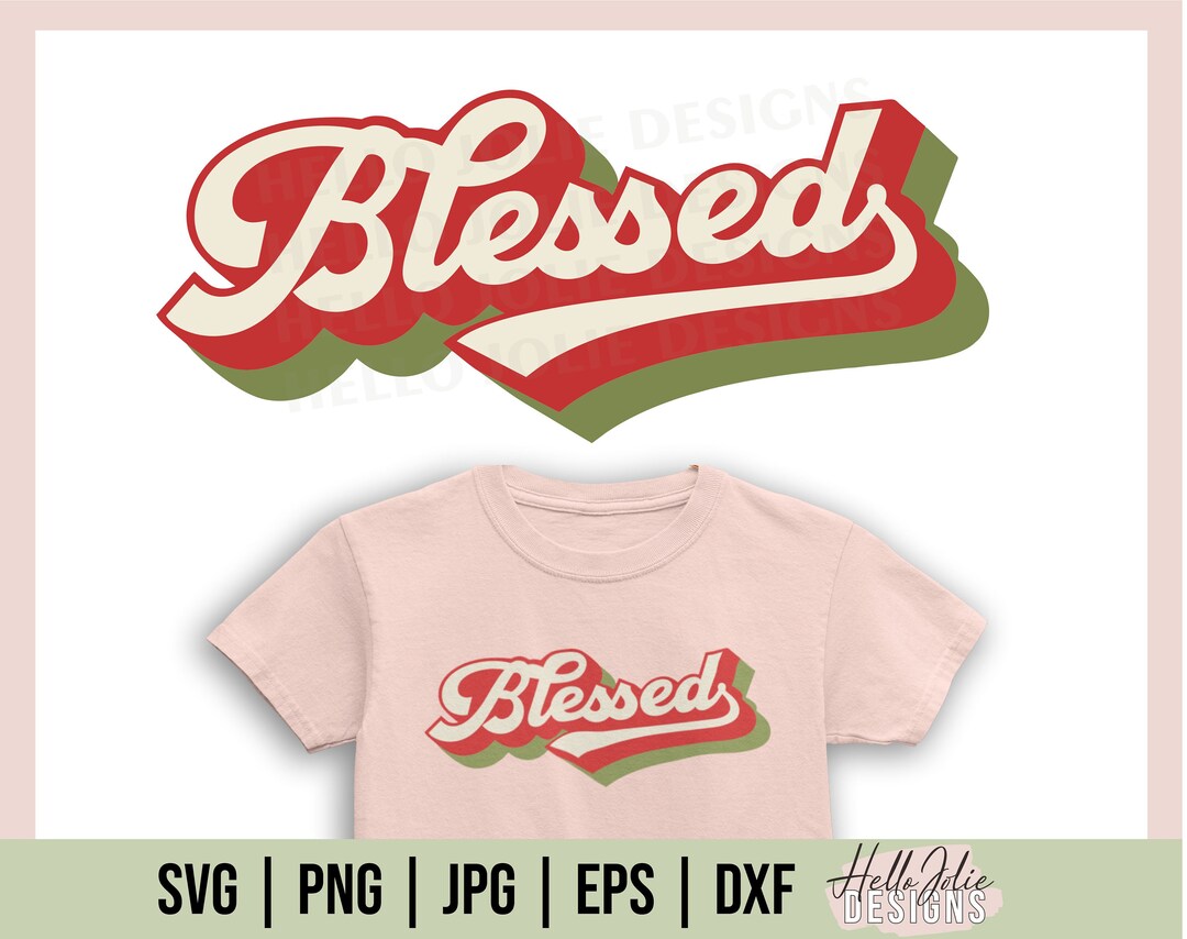 Blessed Retro Svg, Thanksgiving Svg, Retro Fall Svg, Thanksgiving Sign ...