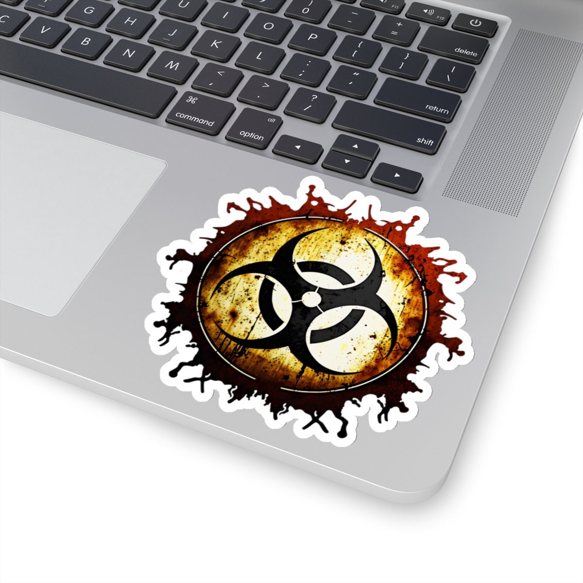 Biohazard Symbol Sticker, B7, Hazardous, Danger Sticker, Beware, Creepy ...