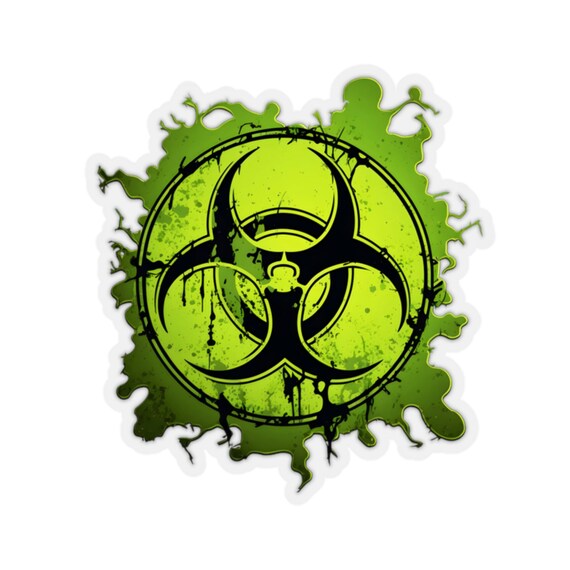 Biohazard Symbol Green