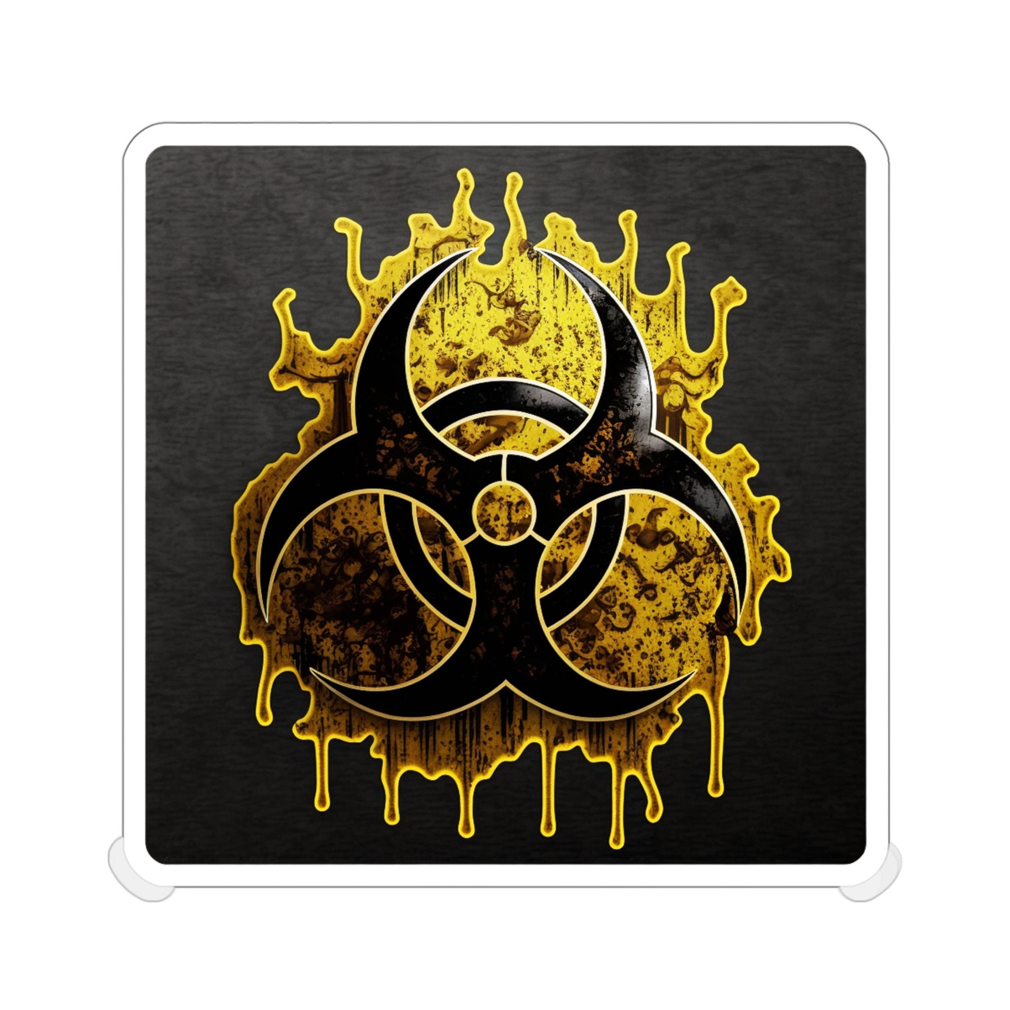 Biohazard Symbol Sticker B4 Hazardous Danger Sticker - Etsy