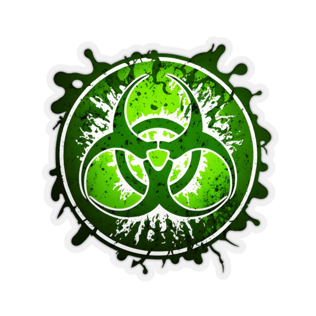 Biohazard Symbol Sticker B15 Hazardous Danger Sticker - Etsy