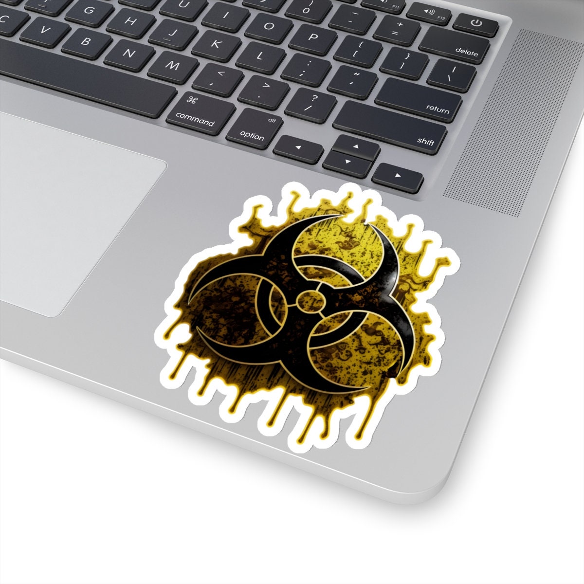 Biohazard Symbol Sticker, B8, Hazardous, Danger Sticker, Beware, Creepy ...