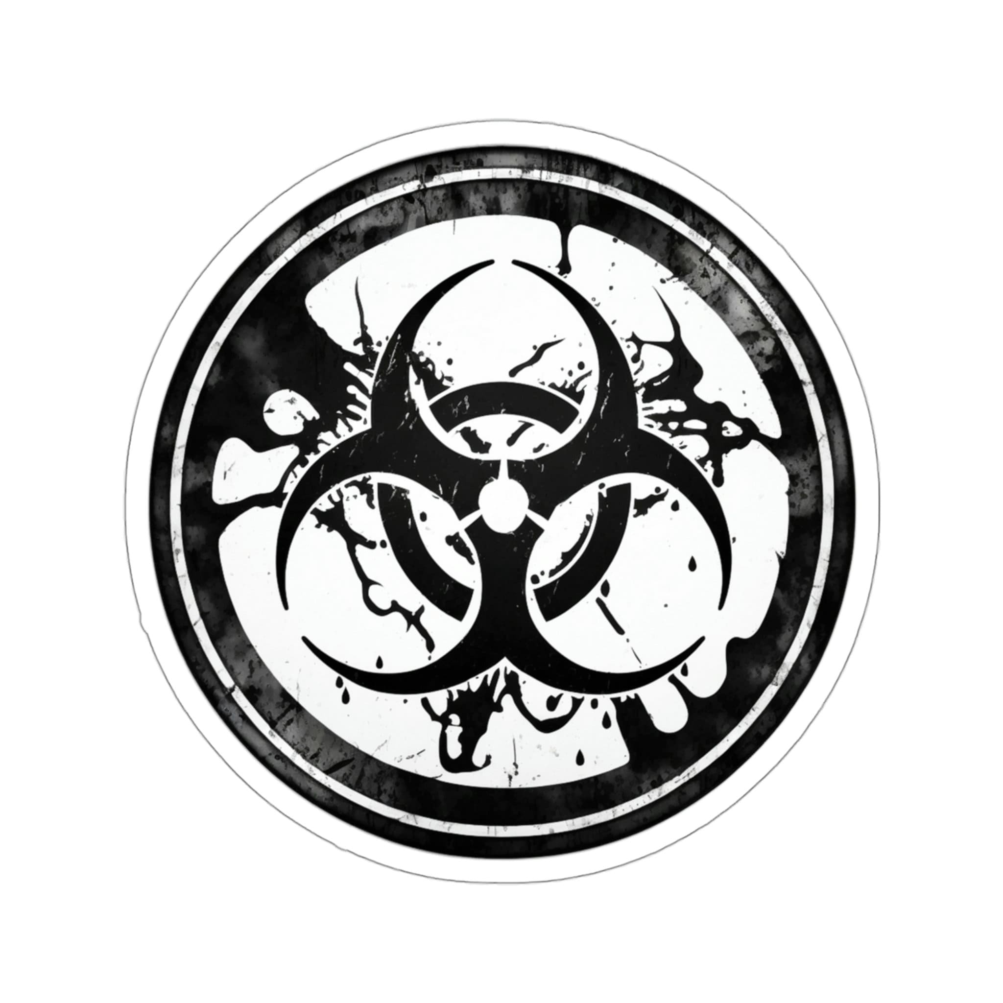 Biohazard Symbol Sticker B5 Hazardous Danger Sticker - Etsy