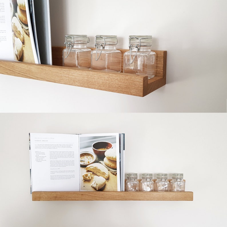 Oak Picture Shelf / Oak Picture Ledge / Oak Shelf - Etsy UK