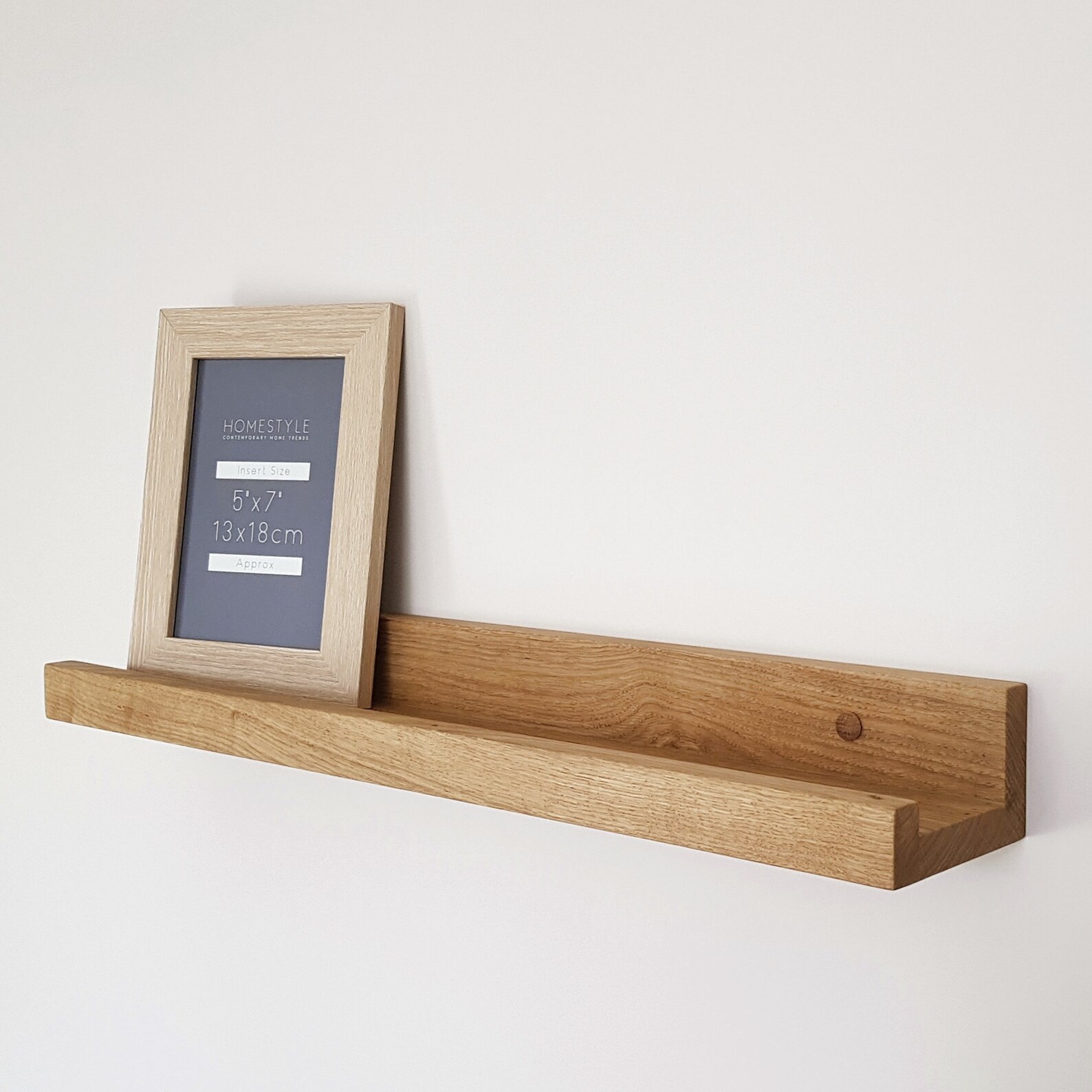 Oak Picture Shelf / Oak Picture Ledge / Oak Shelf - Etsy UK