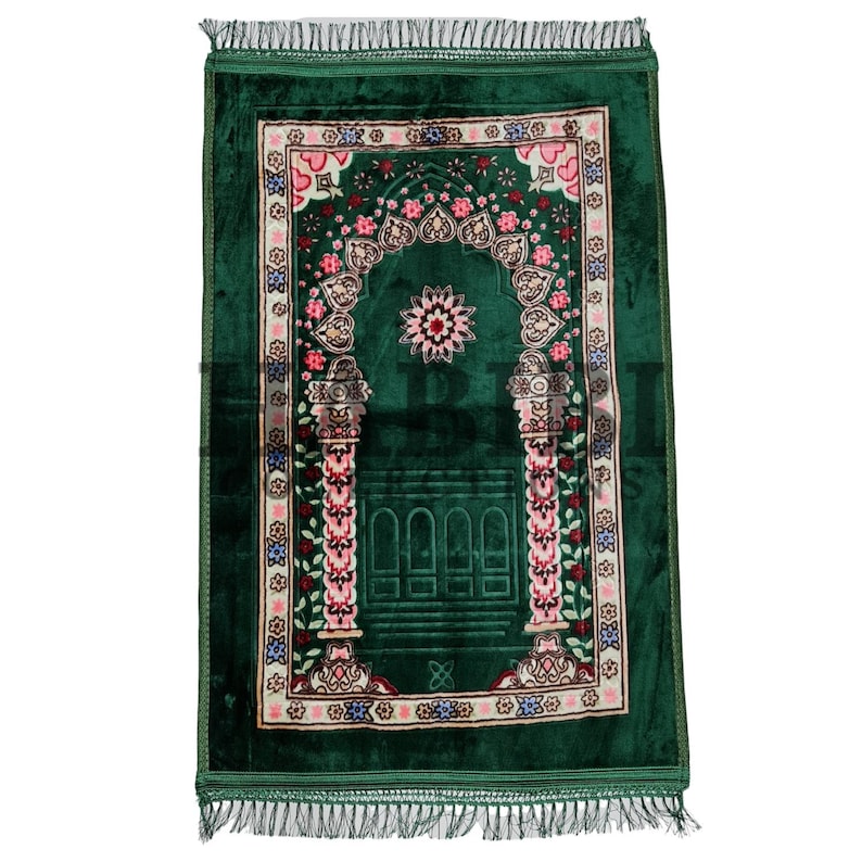 Islamic Prayer Mat Slightly Padded Rug Janamaz Musalla New | Etsy