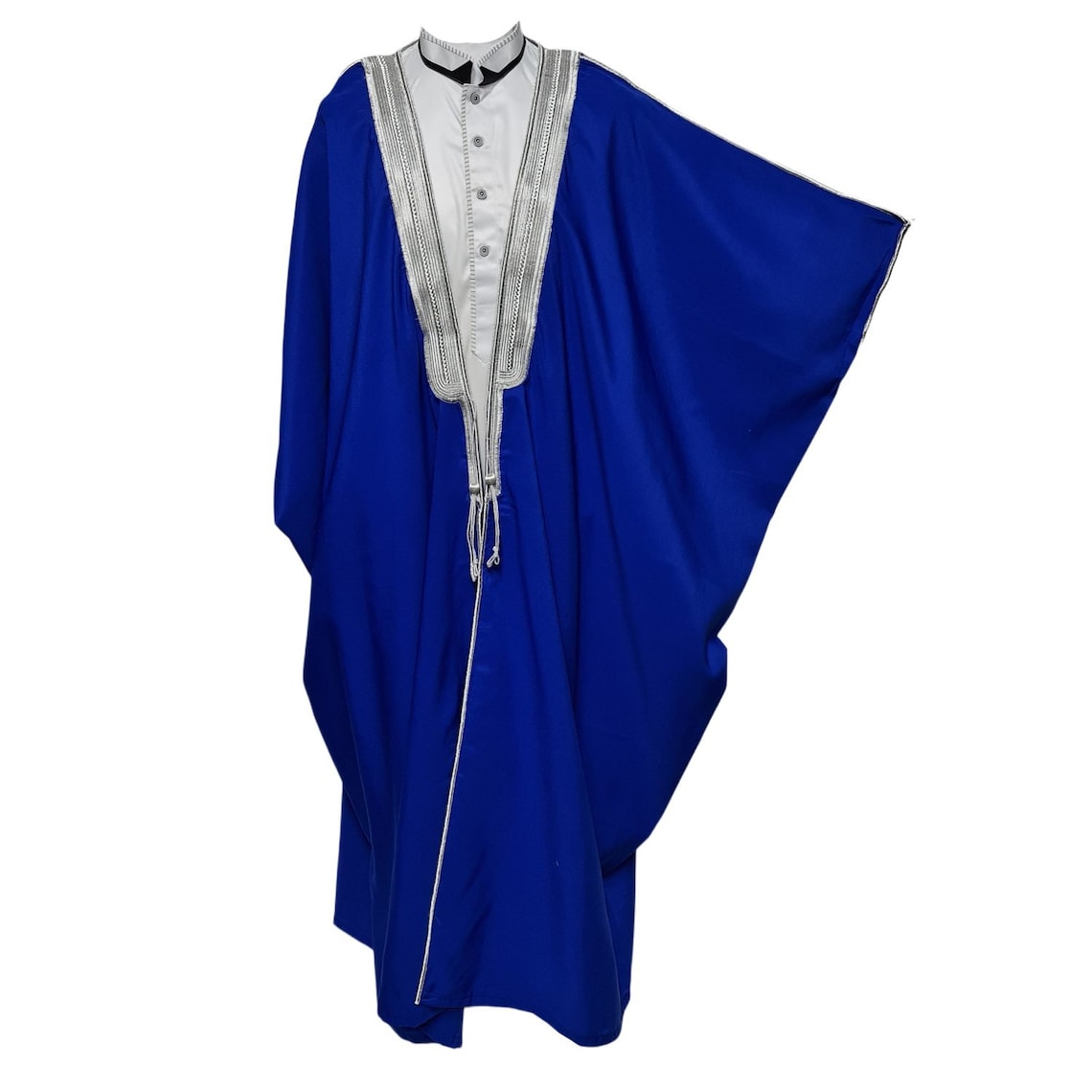 Men's Premium Short Sleeve Arabian Bisht Royal Blue Cloak | Etsy