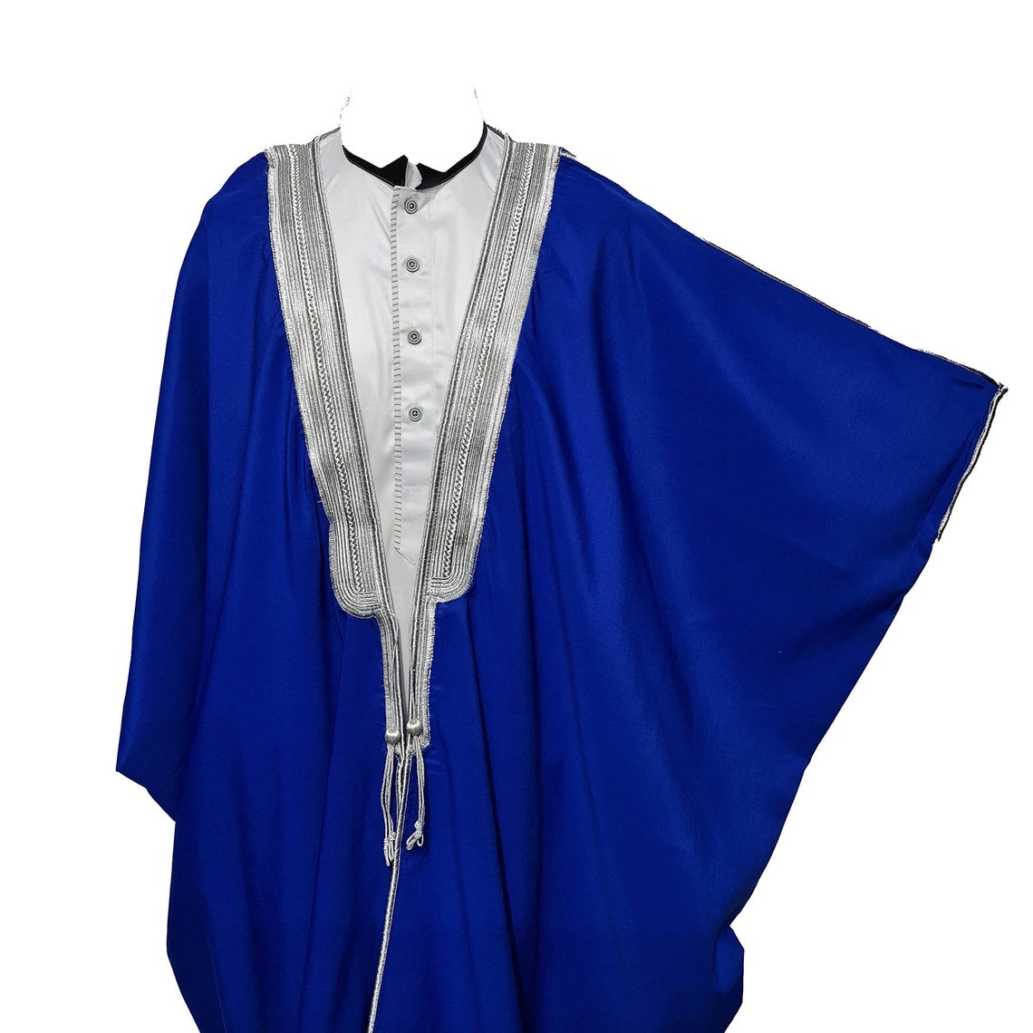 Men's Premium Short Sleeve Arabian Bisht Royal Blue Cloak | Etsy