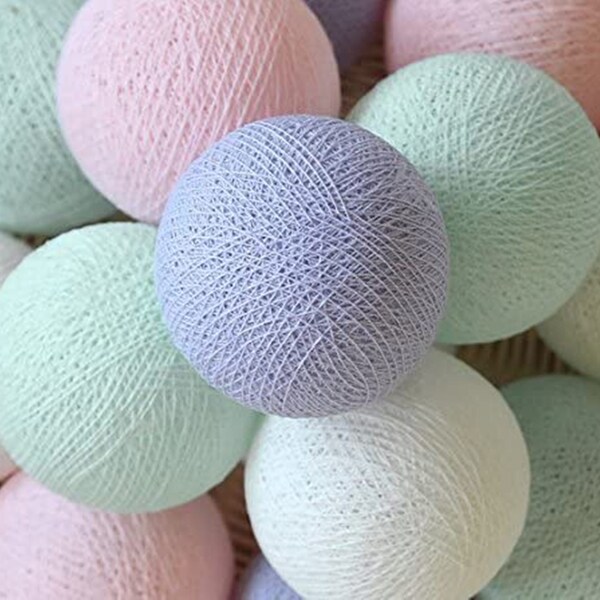 Cotton Ball Lights - Etsy