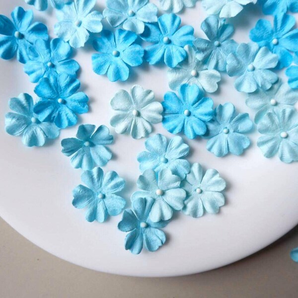 Flat Paper Flowers - Etsy