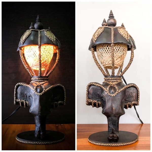 Elephant Lamp - Etsy