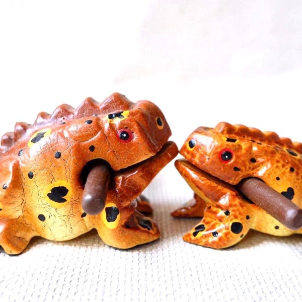 Wooden Frog - Etsy